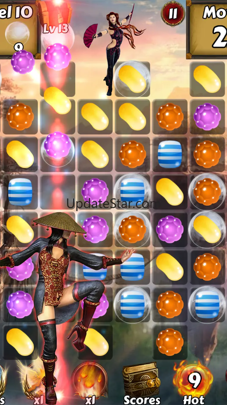 Kung Fu Candy Quest - Help Master Panda battle kungfu fighting warriors 1.0 Screenshot 4